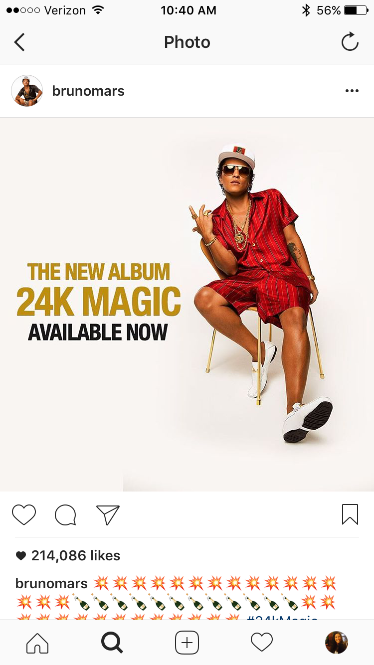 The 24K Magic of Bruno Mars’ Instagram | KWSM